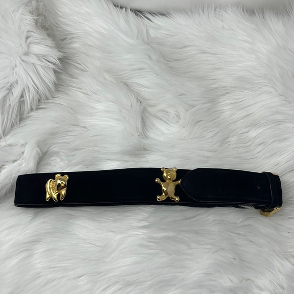 Accessories | Vintage Le Cinture Di Marila Gold Tone Bear Belt Womens Medium Made In Italy ...